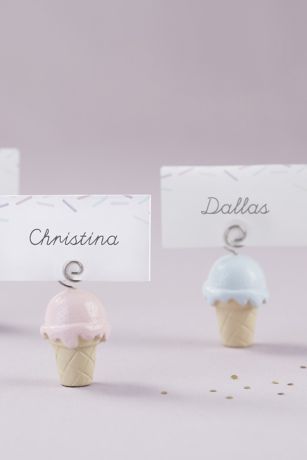 Ice Cream Place Card Holder Set of 12 | David's Bridal