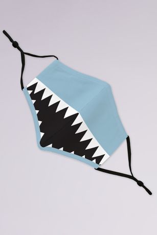 Shark Tooth Kids Mask with Adjustable Ear Loops | David's Bridal