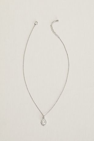 Pear Stone Necklace | David's Bridal