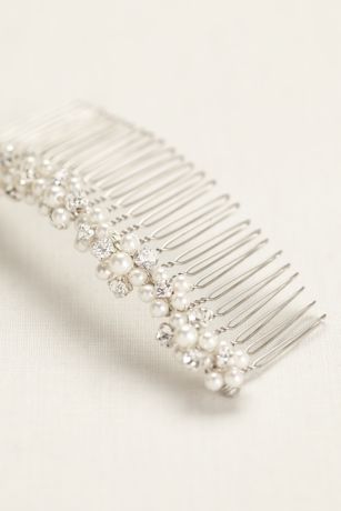 Bridal Comb with Pearl Clusters | David's Bridal