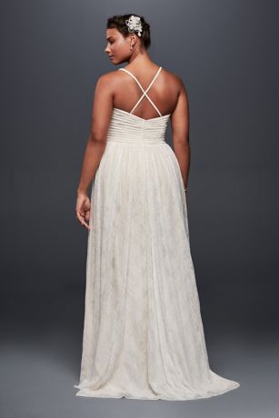 As-Is Soft Lace Plus Size Wedding Dress | David's Bridal