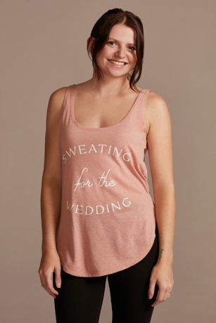 Sweating for the Wedding Tank Top | David's Bridal