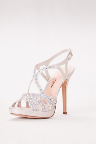 Crystal Embellished Slingback Sandal | David's Bridal
