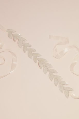 Leaf Chain Rhinestone Sash | David's Bridal