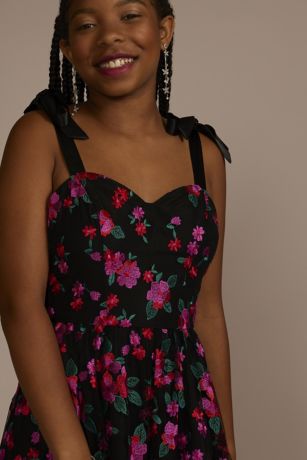 Floral Embroidered Sweetheart A-Line | David's Bridal