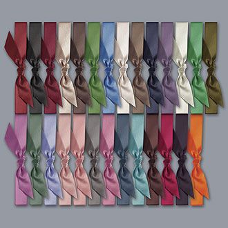 Exclusive 1-Inch Satin Pre-Cut Ribbons Pack of 25 | David's Bridal