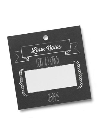 Personalized Chalkboard Style Wish Tags Set of 25 | David's Bridal