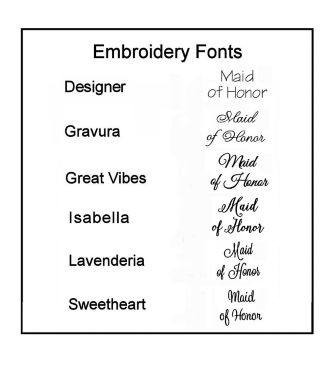 Embroidered Maid of Honor Satin Robe | David's Bridal