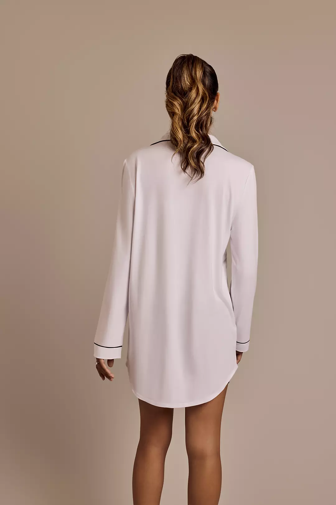 Mrs Button Down Pajama Sleep Shirt | David's Bridal Mrs Button Down Pajama Sleep Shirt | David's Bridal