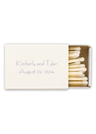 Personalized Match Box | David's Bridal