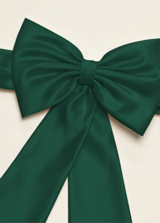 Satin Flower Girl Sash with Back Bow | David's Bridal