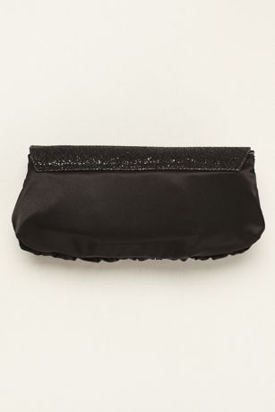 Satin Clutch with Beading Accents by Menbur | David's Bridal