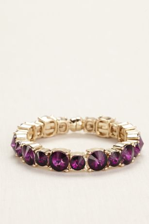 Round Stone Magnetic Bangle Bracelet | David's Bridal