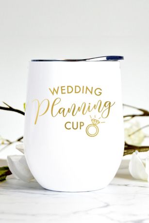 Wedding Planning Cup Wine Tumbler | David's Bridal