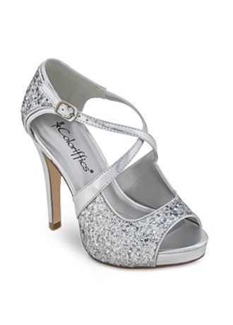 Smooth Sandal with Glitter by Coloriffics | David's Bridal