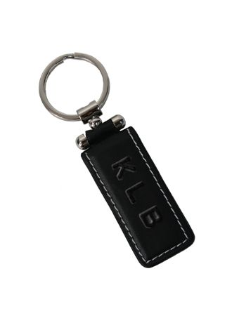 Personalized Genuine Leather Presidential Key Fob | David's Bridal
