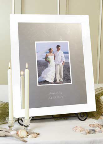 Personalized Signature Frame With White Frame | David's Bridal