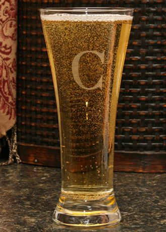 Personalized Pilsner Glass | David's Bridal