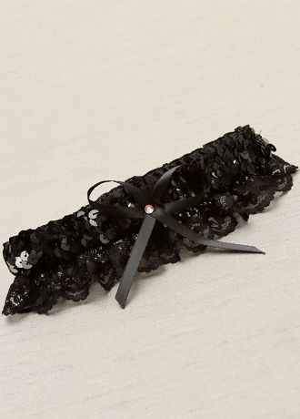 Sequin Bling Garter | David's Bridal