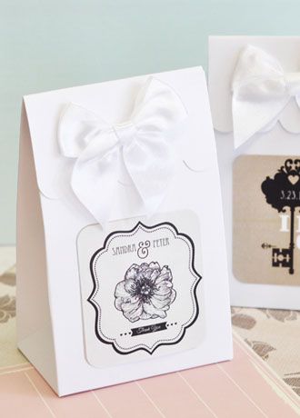 Personalized Candy Boxes Vintage Theme Set of 12 | David's Bridal