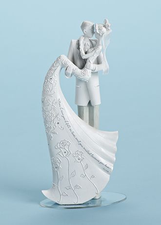 The Kiss Cake Topper | David's Bridal