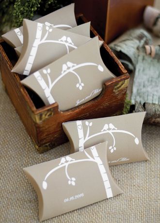 Personalized Love Bird Favor Box Set of 50 | David's Bridal