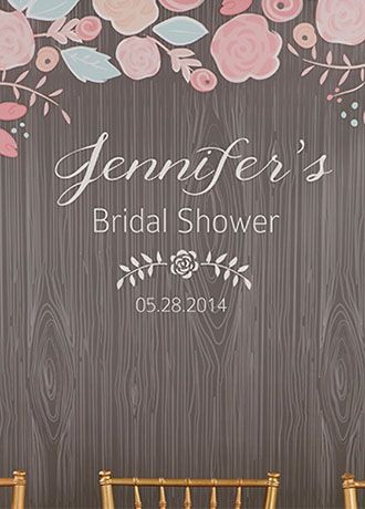 Personalized Rustic Photo Booth Backdrop | David's Bridal