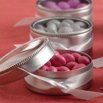 Aluminum Favor Tins | David's Bridal