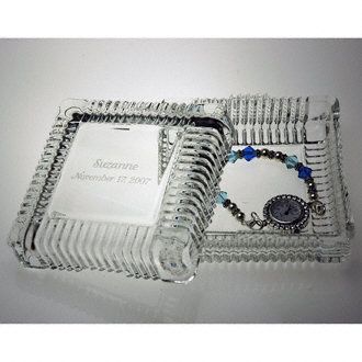 Personalized Square Jewelry Box | David's Bridal