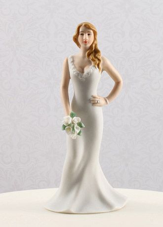The Curvy Bride Cake Topper | David's Bridal