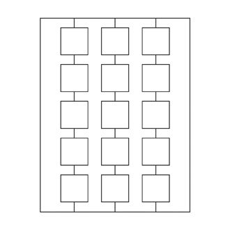 Printable Square Favor Tags - 3 Sheets of 15 | David's Bridal