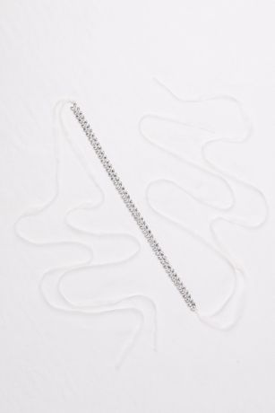 Marquise-Cut Crystal Leaf Sash | David's Bridal