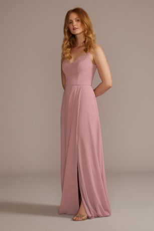 Chiffon Bridesmaid Dresses & Gowns: Long and Short | David's Bridal