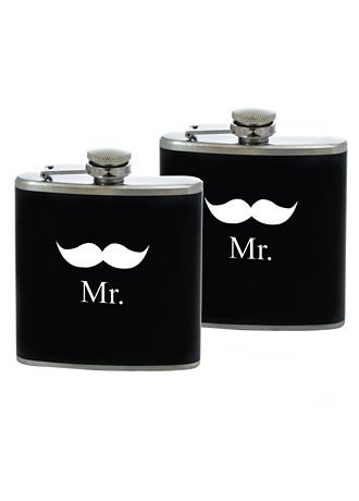 Mr. and Mr. Flask Set | David's Bridal