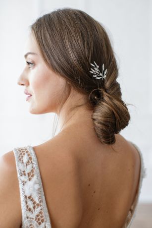Marquise Crystal Sprig Hair Pin Set | David's Bridal